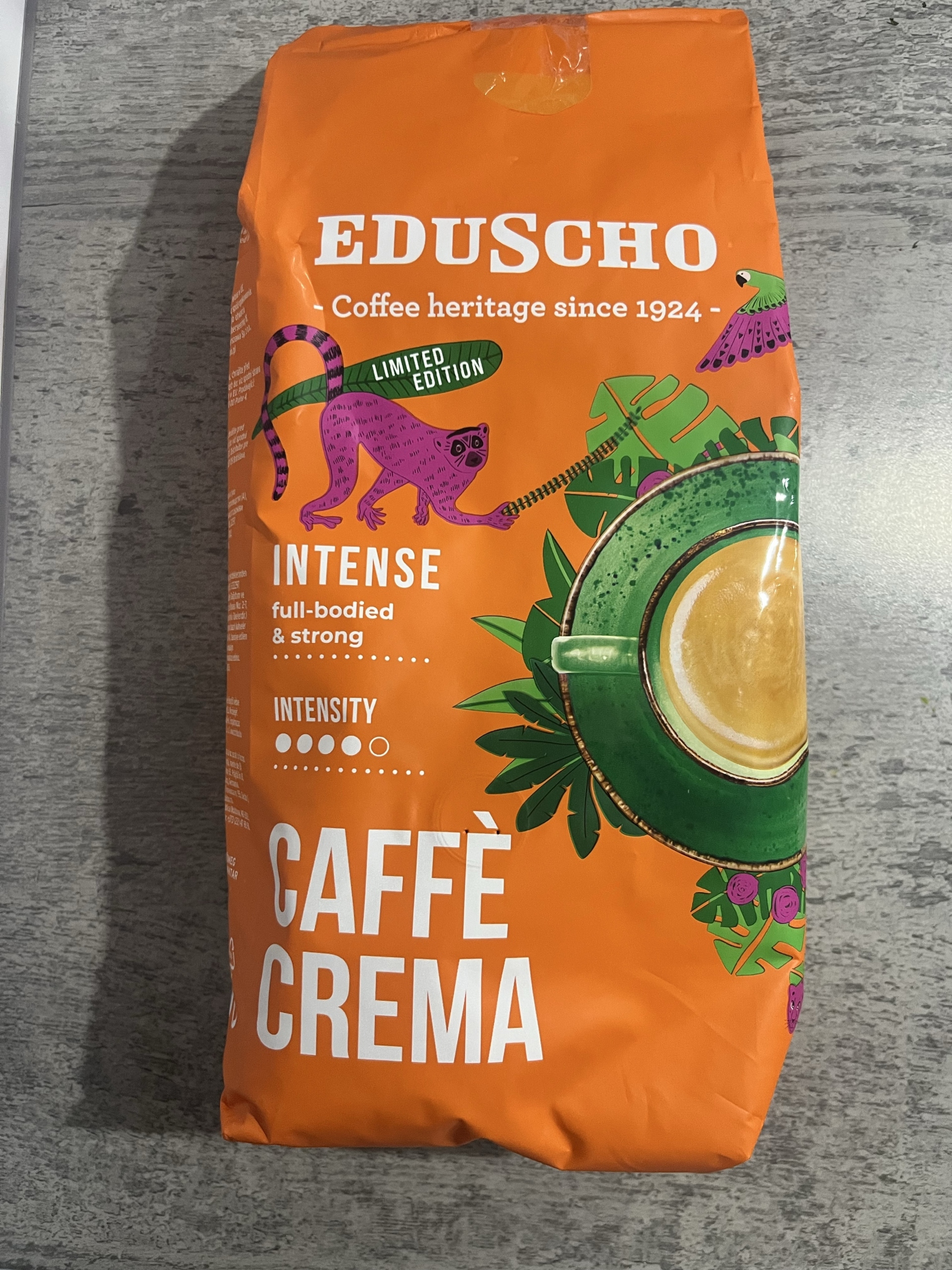 Kawa ziarnista EDUSCHO Crema Intense 1kg | Warszawa | Kup teraz na ...