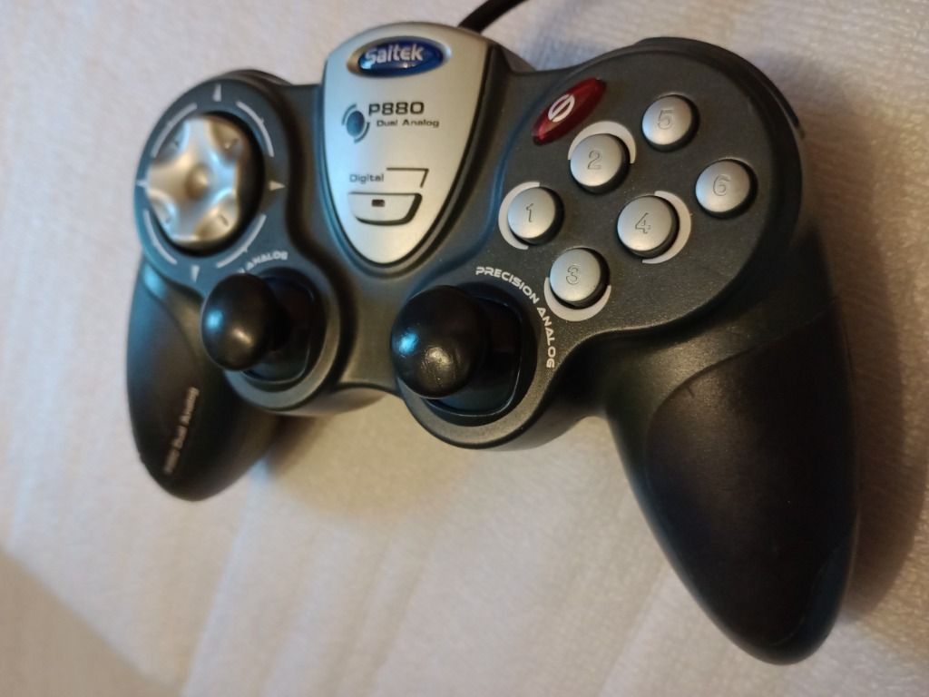 Vintage gamepad Saitek P880 USB Dual Analog | Rypin | Kup teraz na ...