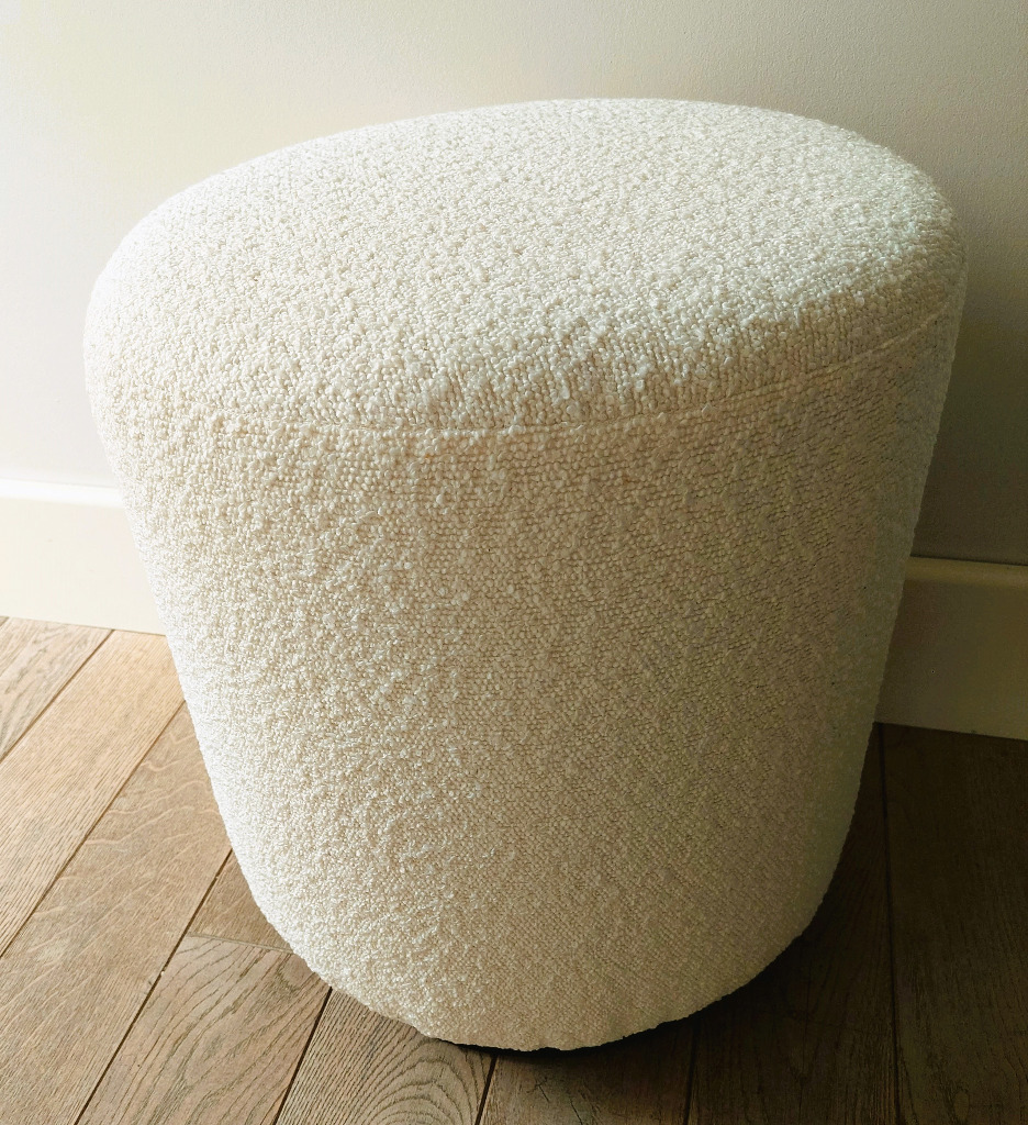 Puf pufka pufa handmade biała boucle bukla Rulo 5 | Gdynia | Kup teraz ...