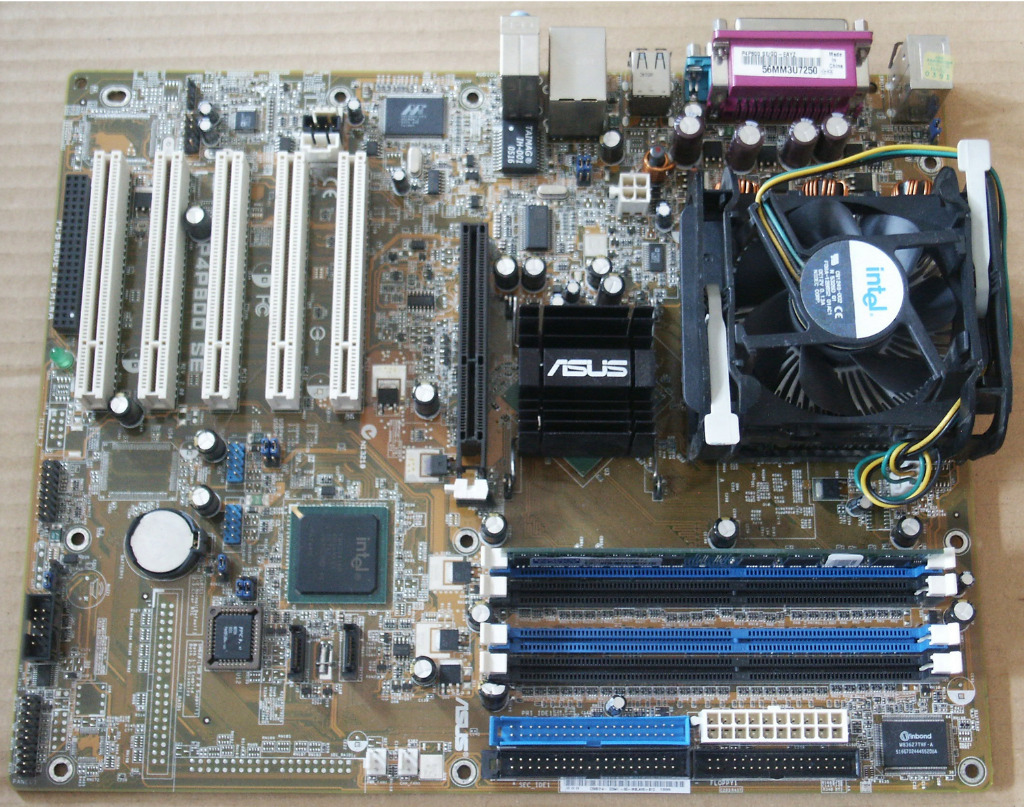 Asus P4P800 SE + Pentium 4 3GHz/1M/800 + 512MB RAM | Wrocław | Kup ...