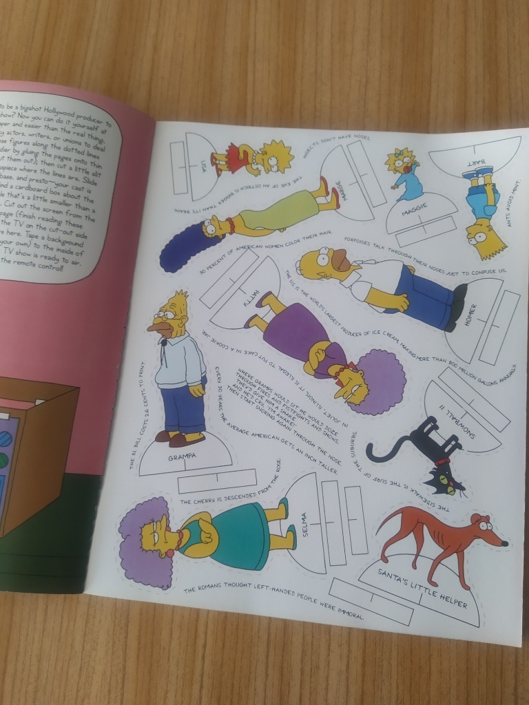 THE SIMPSON ULTRA-JUMBO RAIN-OR-SHINE FUN BOOK tan | Tychy | Kup teraz ...