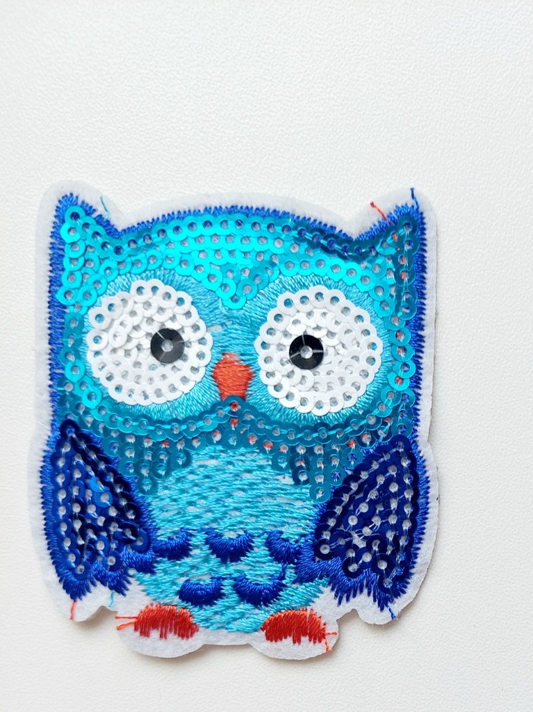 Duża naszywka na ubranie łatka sowa | Gdańsk | Kup teraz na Allegro Lokalnie