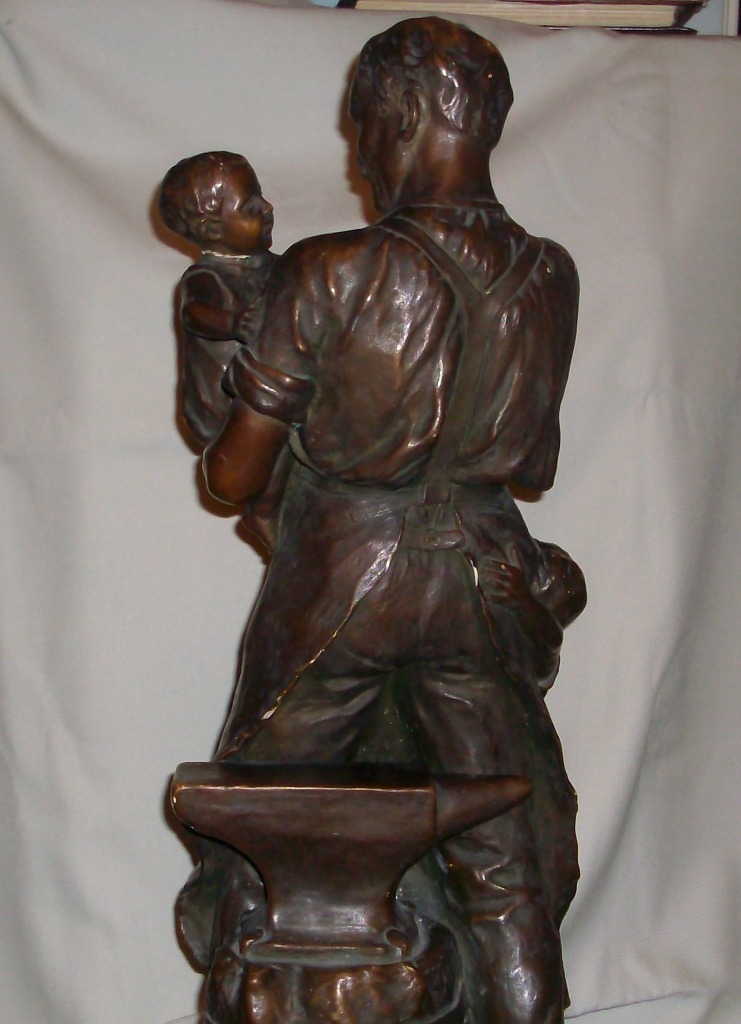 Kowal z dziećmi figura przełom XIX-XX W | Warszawa | Kup teraz na ...