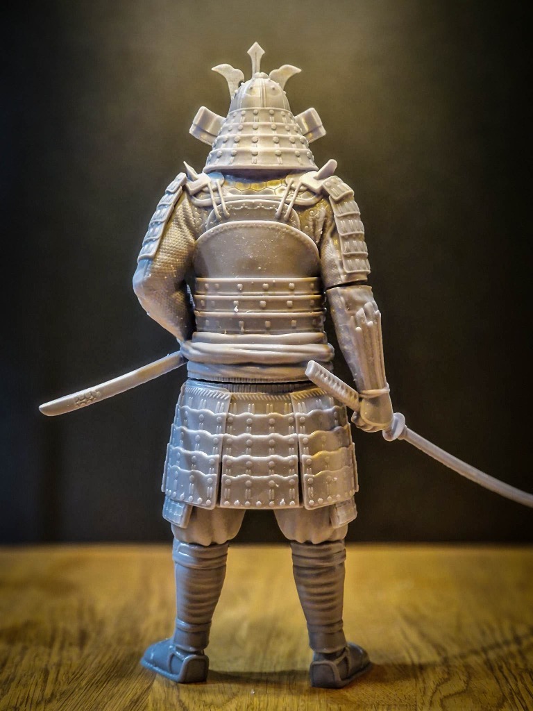 Samuraj Figurka - DUŻA 28cm - Do malowania | Lubin | Kup teraz na ...