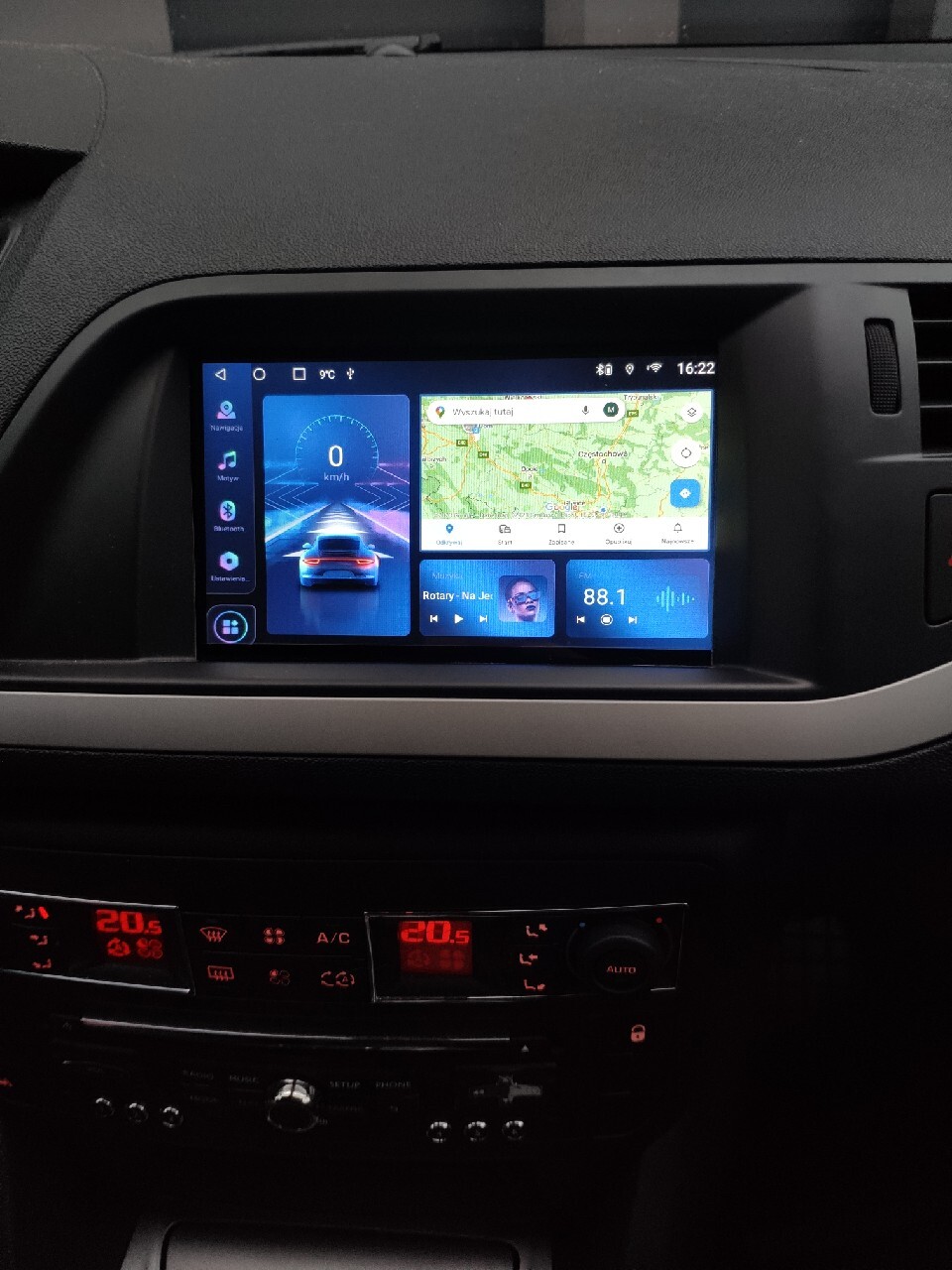 Radio android wyświetlacz Citroen C5 carplay USB | Sosnowiec ...