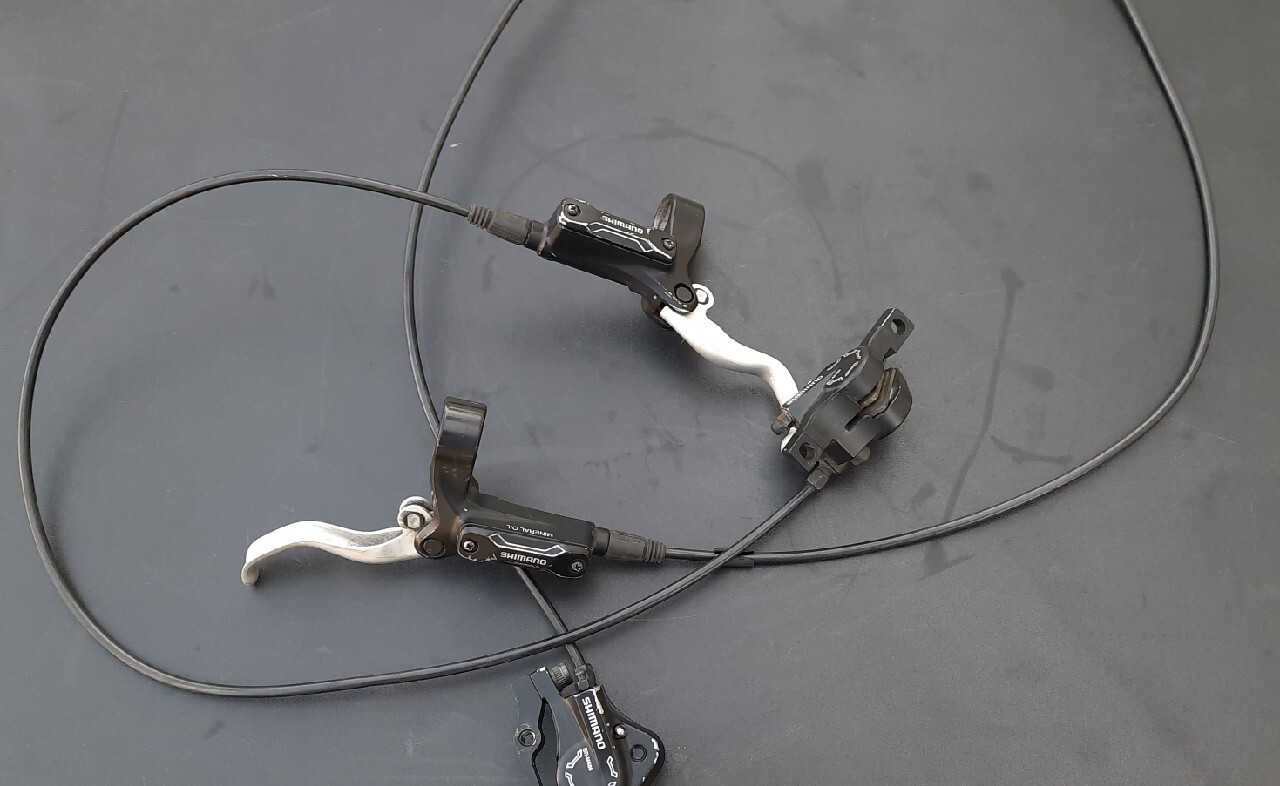 hamulce hydrauliczne tarcz Shimano bl-m486 br-m486 | Starogard Gdański ...