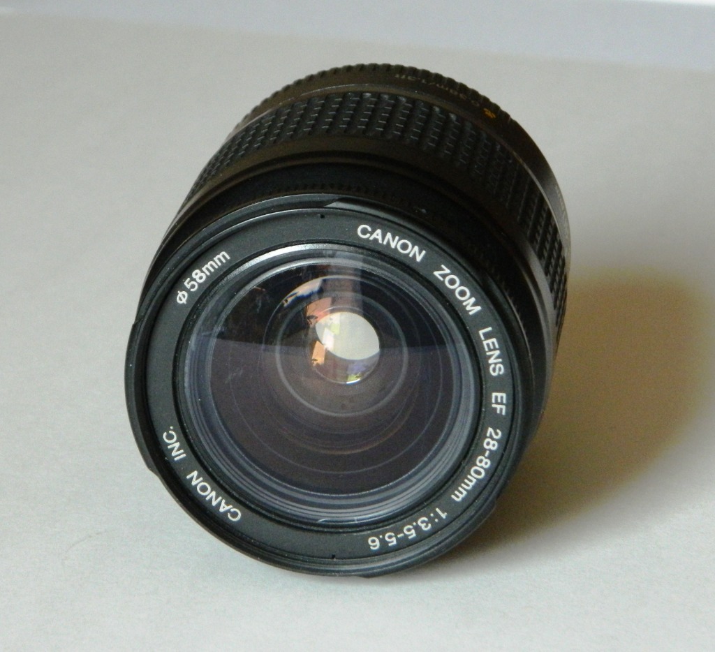 Aparat Canon EOS 50 z obiektywem zoom EF 28-80 mm | Kraków | Licytacja ...