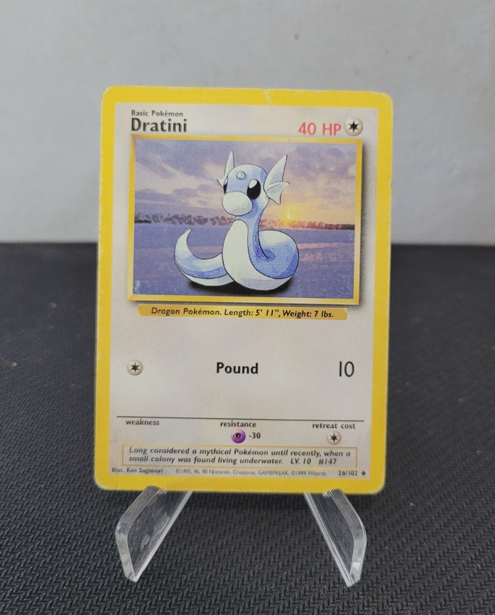 Dratini 26/102 base set 1999 karta pokemon | Warszawa | Licytacja na ...