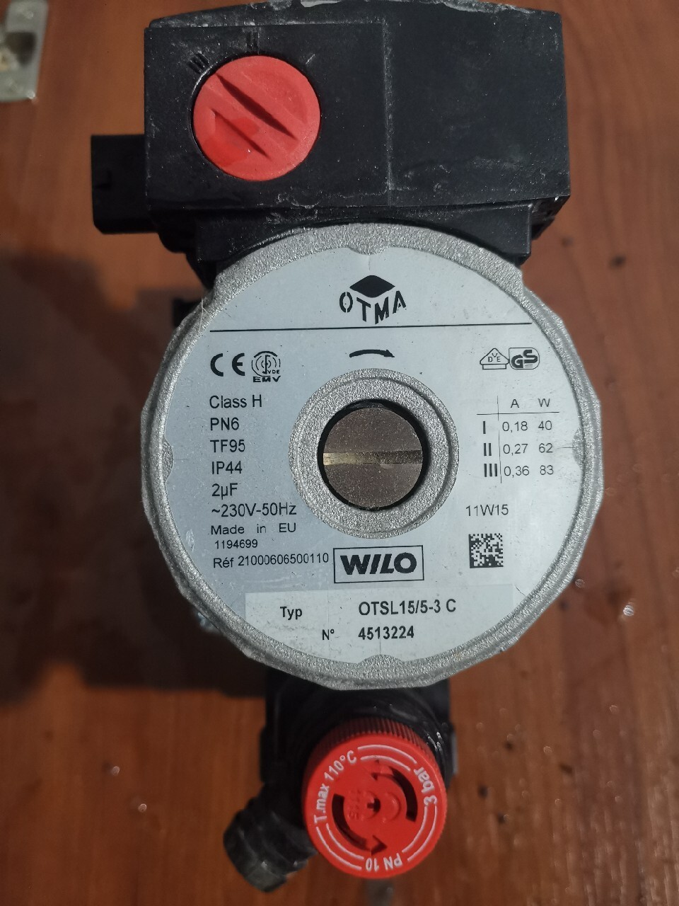 Pompa obiegowa vilo typ OTSL15/5-3 | Rzeszów | Kup teraz na Allegro ...