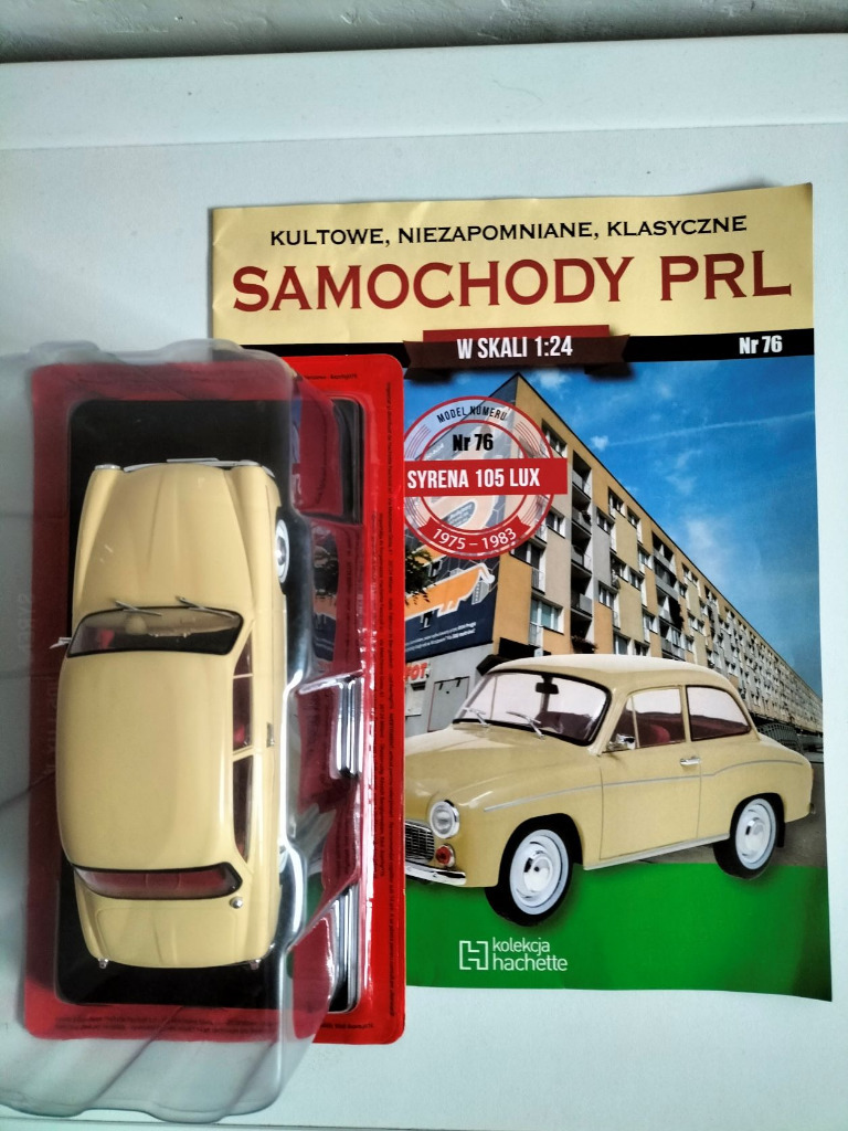Samochody PRL - SYRENA 105 Lux kolekcja Hachette | Bielsko-Biała | Kup ...