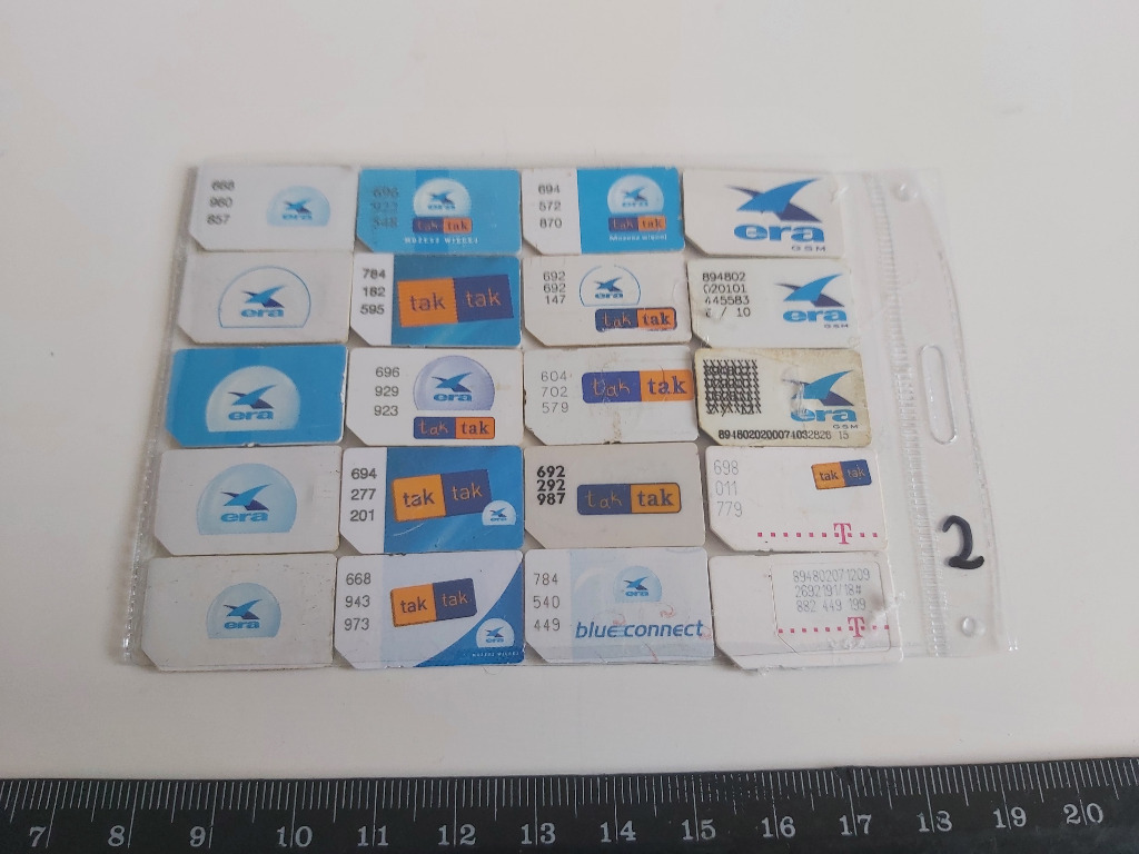 Kart sim z logo ERA GSM | Gidle | Kup teraz na Allegro Lokalnie