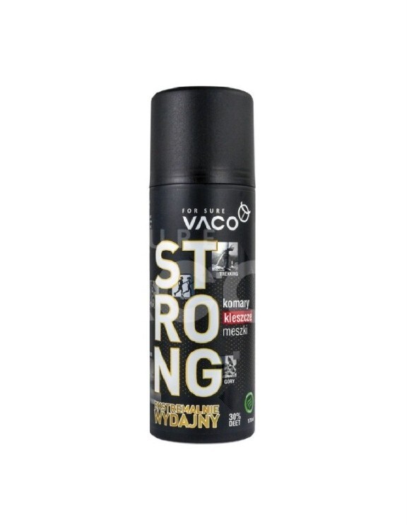 VACO STRONG 30 Spray na kleszcze komary meszki DEET 30% Citrodiol 170 ...
