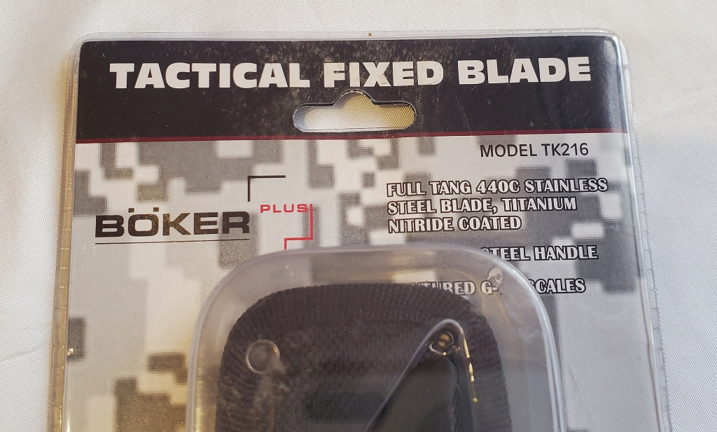 NÓŻ BOKER PLUS TK216 TACTICAL FIXED BLADE 440C | Pyskowice | Ogłoszenie ...