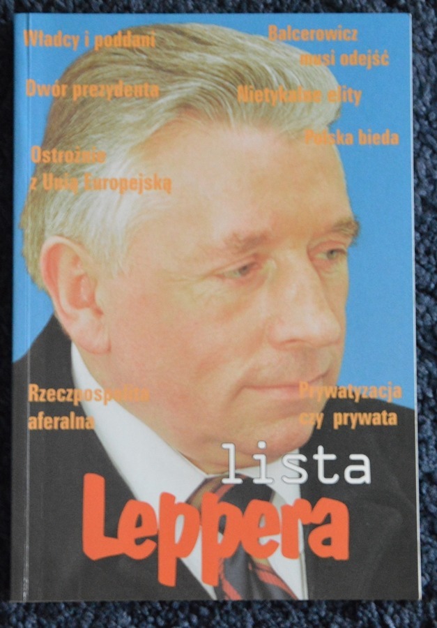 Lista Leppera Andrzej Lepper | Warszawa | Kup teraz na Allegro Lokalnie