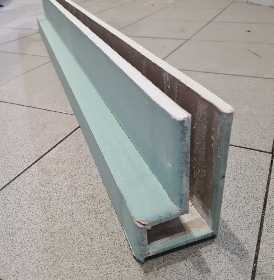 Profil z płyty GK spg do zabudowy led karnisza | Mława | Kup teraz na ...