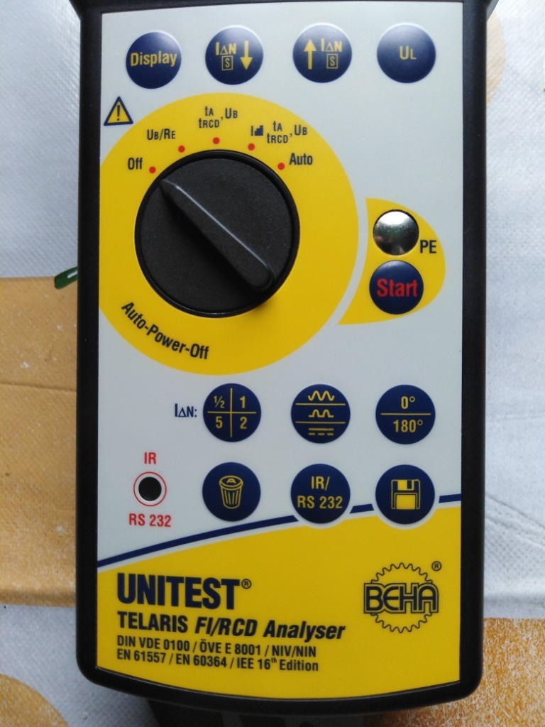 BEHA UNITEST tester miernik zabezpieczeń wył. RCD | Grodzisk Mazowiecki ...