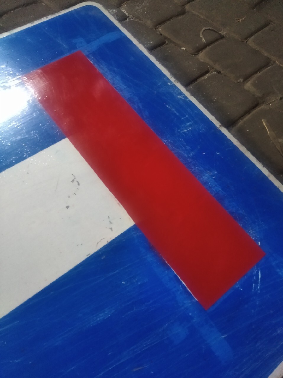 Znak drogowy 60x60 D4a D-4a ślepa ulica | Krusze | Kup teraz na Allegro ...