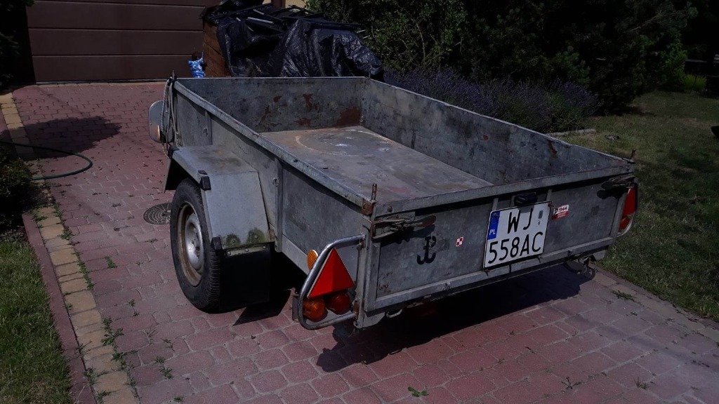 Używana Przyczepka Niewiadów N410b, Ocynk, Mocna. | Marki | Ogłoszenie na Allegro Lokalnie