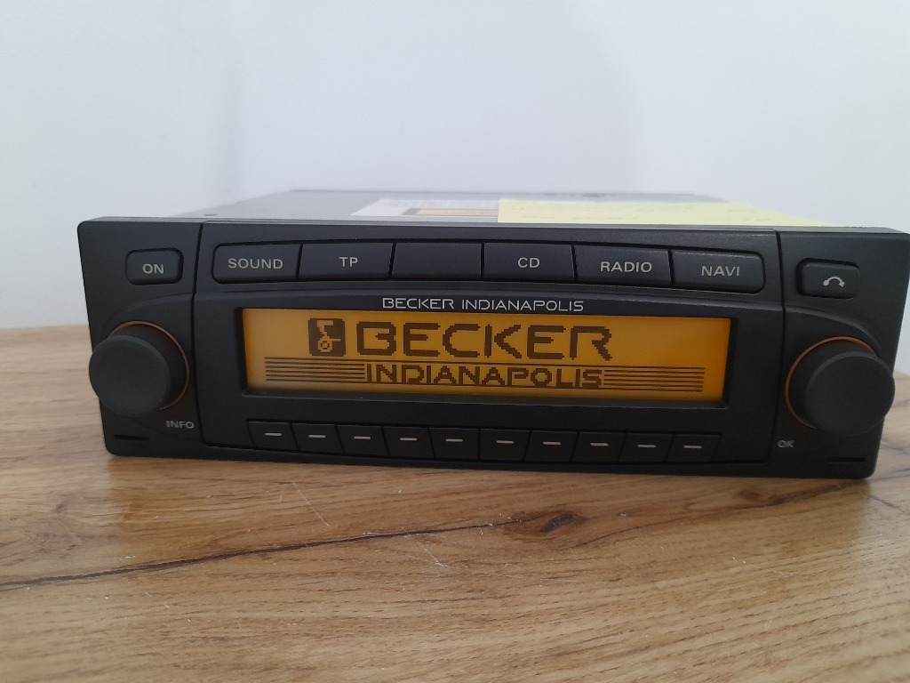 Radio Becker Indianapolis BE7920 - Ładny stan ! Mercedes w124 w201 r129 ...