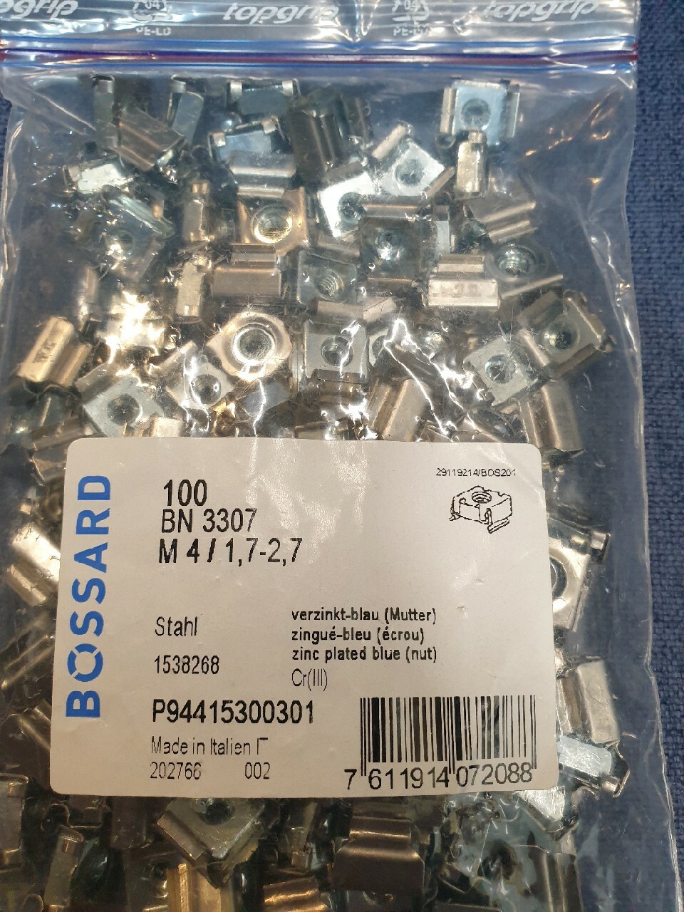 Nakretka koszyczkowa M4 nierdzewna bossard BN3307 | Łódź | Kup teraz na ...