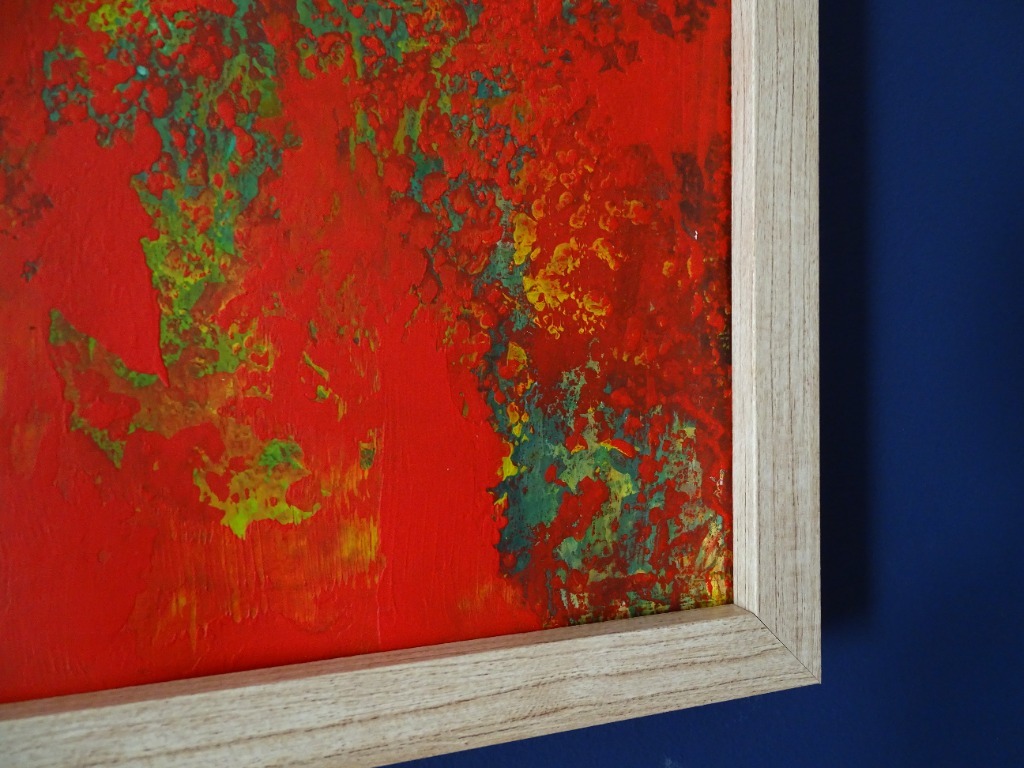 Obraz akrylowy na papierze abstrakcja czerwony | Namysłów | Kup teraz ...