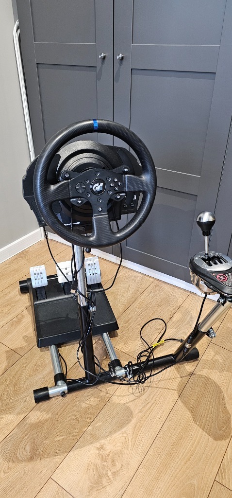 Thrustmaster t300 rs gt + Shifter Th8a + wheel stand pro | BRZESKO ...