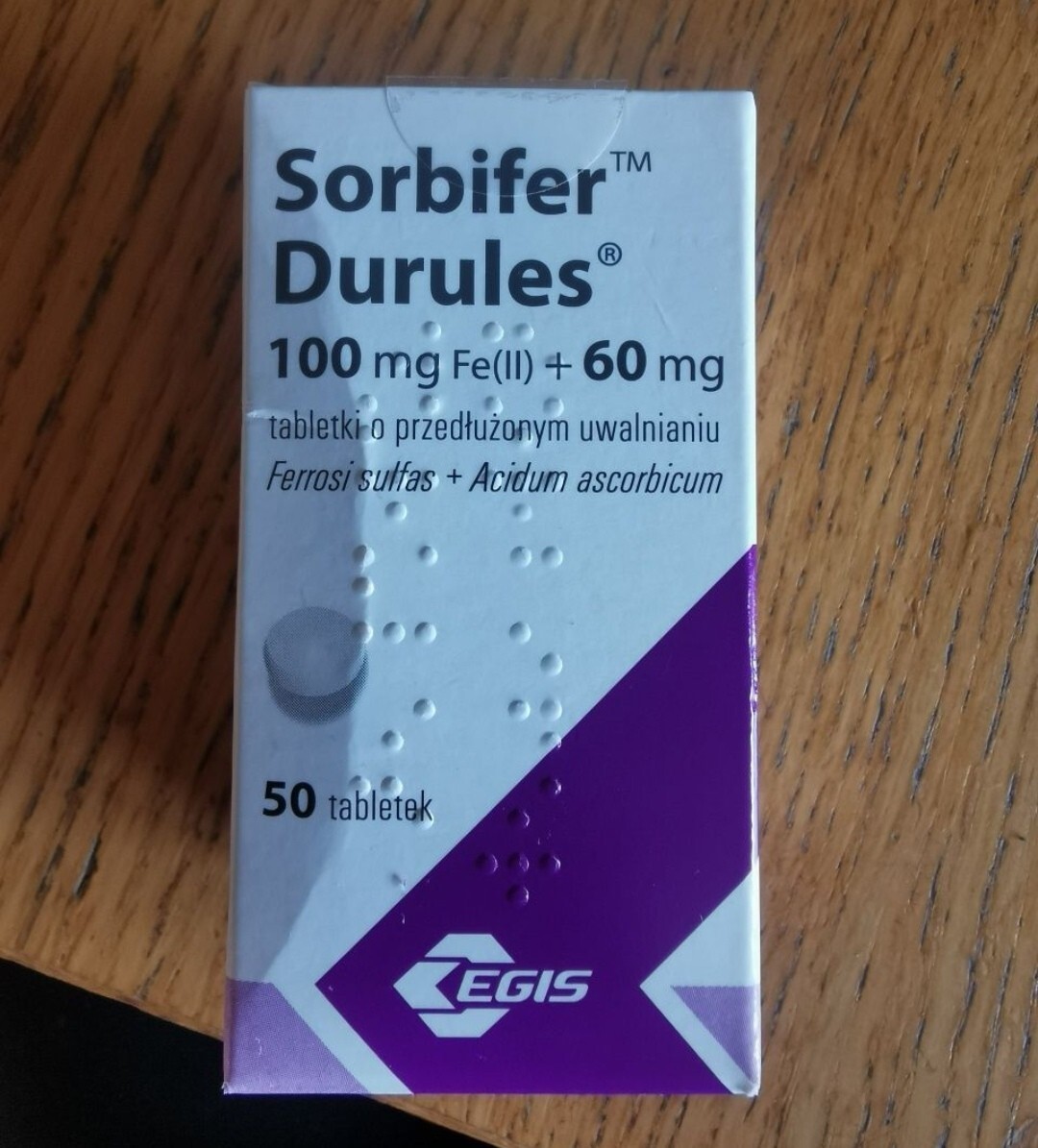 Sorbifer Durules Żelazo 50 tabletek | Warszawa | Kup teraz na Allegro ...