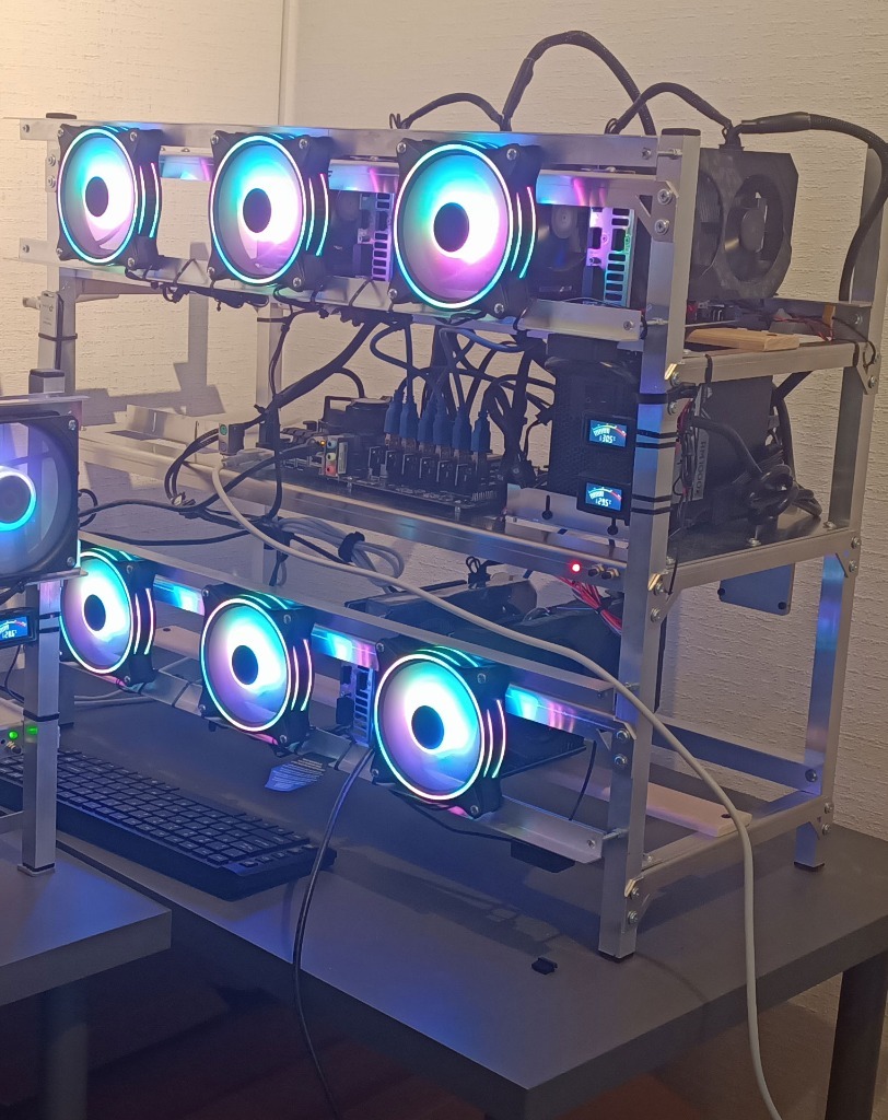 Obudowa koparki kryptowalut 12 kart graficz | Kraków | Ogłoszenie na Allegro Lokalnie