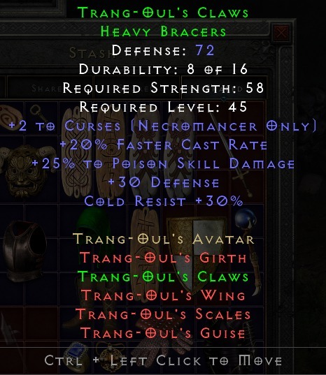 Trang's Oul gloves D2R diablo 2 resurrected | Warszawa | Kup teraz na ...