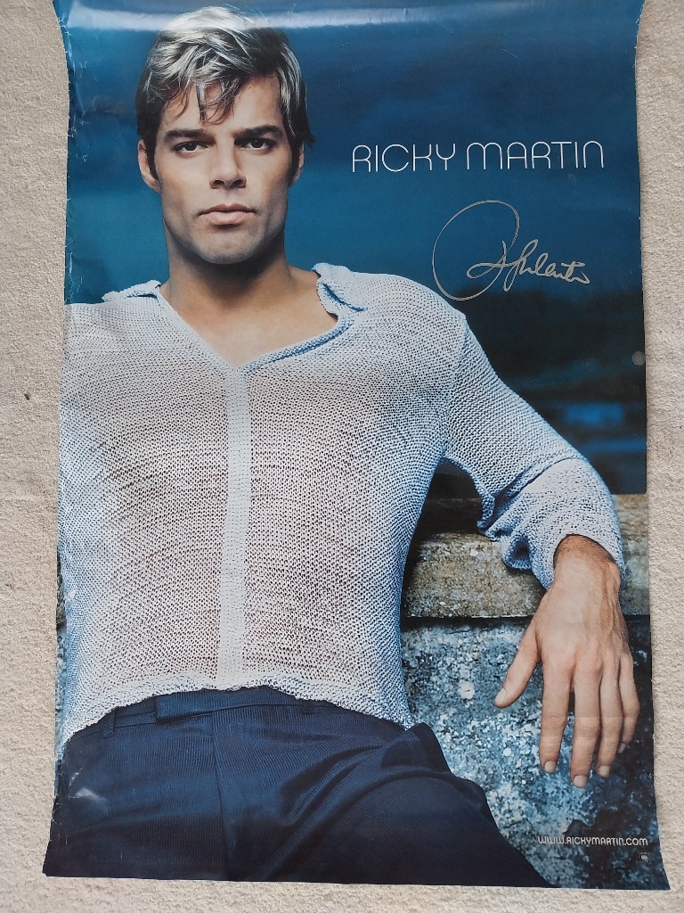 Plakat z autografem Ricky Martin 60x90 | Lublin | Kup teraz na Allegro ...