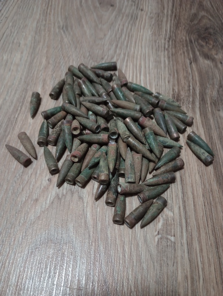 Pocisk Pociski Łuska Mosin Carski 1 WW 100 sztuk | Sanok | Kup teraz na ...