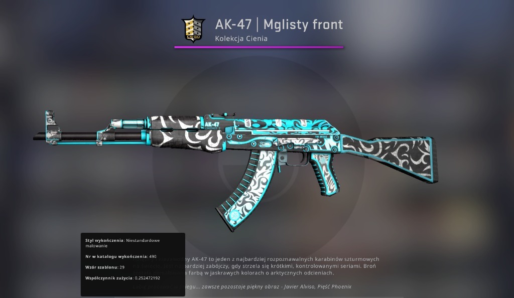AK-47|Mglisty front / Frontside Misty ft skin csgo | Gdańsk | Kup teraz ... AK-47|Mglisty front / Frontside Misty ft skin csgo | Gdańsk | Kup teraz ...