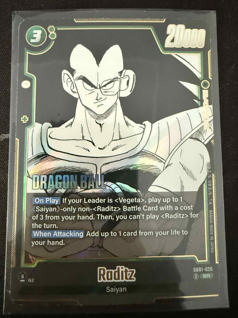 Dragon Ball Super Fusion World Manga Booster Raditz SR SB01-026 | Świdnica | Kup teraz na ...