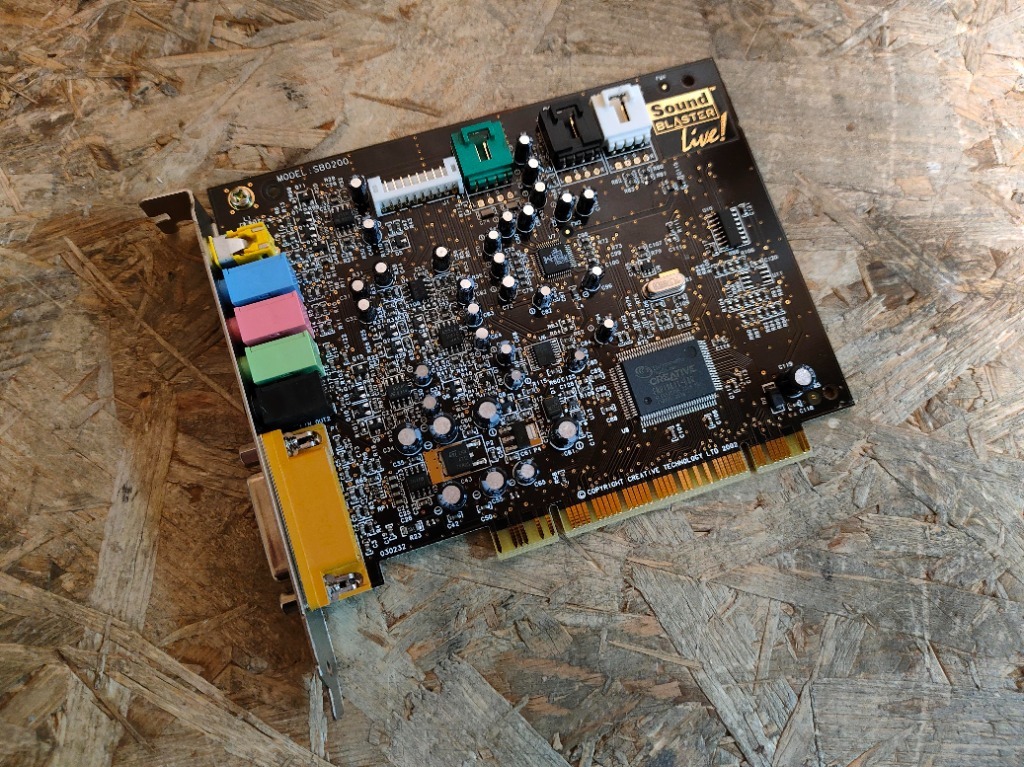 RETRO KARTA CREATIVE SOUND BLASTER LIVE SB0200 | Kunice | Licytacja na ...
