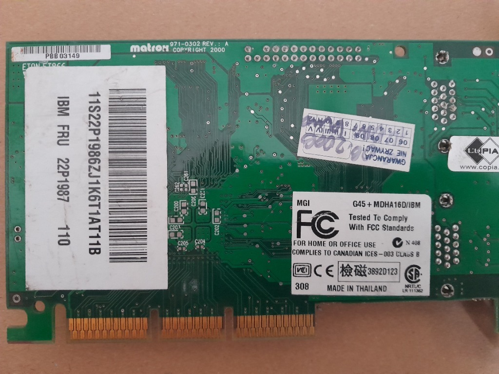 Matrox G450 Karta Graficzna - Niska cena na Allegro.pl