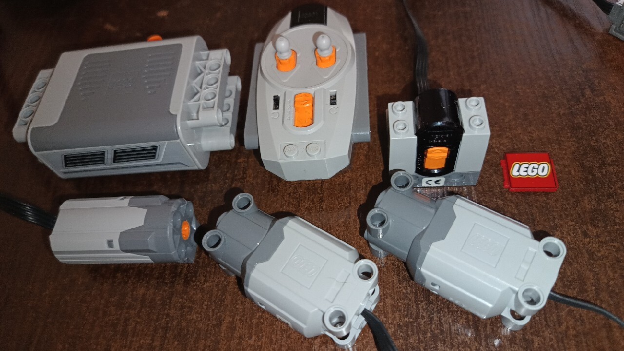 Lego technic power functions silniki pilot odbiornik IR box na baterie ...