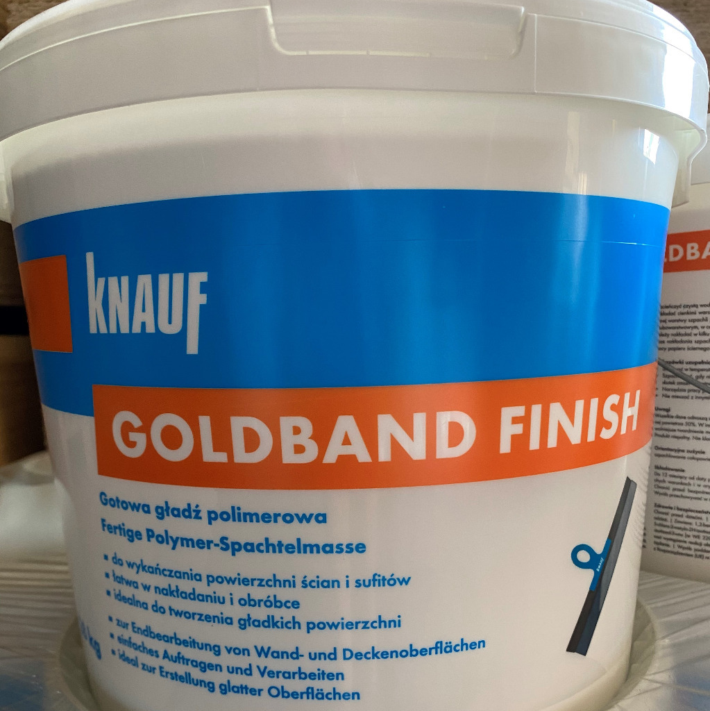Gładź gotowa Knauf Goldband Finish 8 kg | Kępno | Kup teraz na Allegro Lokalnie