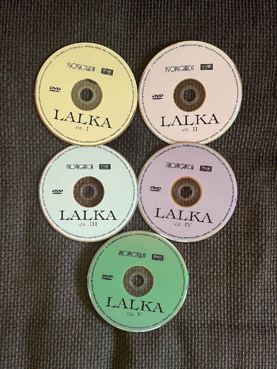 Płyty DVD polski serial Lalka Bolesław Prus TVP propaganda 5 części film | Poznań | Kup teraz na ...