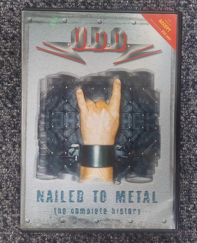 U.D.O. – Nailed To Metal - The Complete History DVD | Poznań | Kup ...