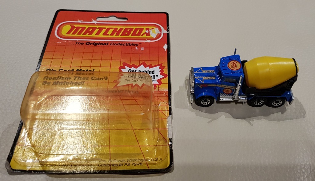 Matchbox MB 19 Peterbild Cement Truck Made in Macau | Chodzież | Kup ...