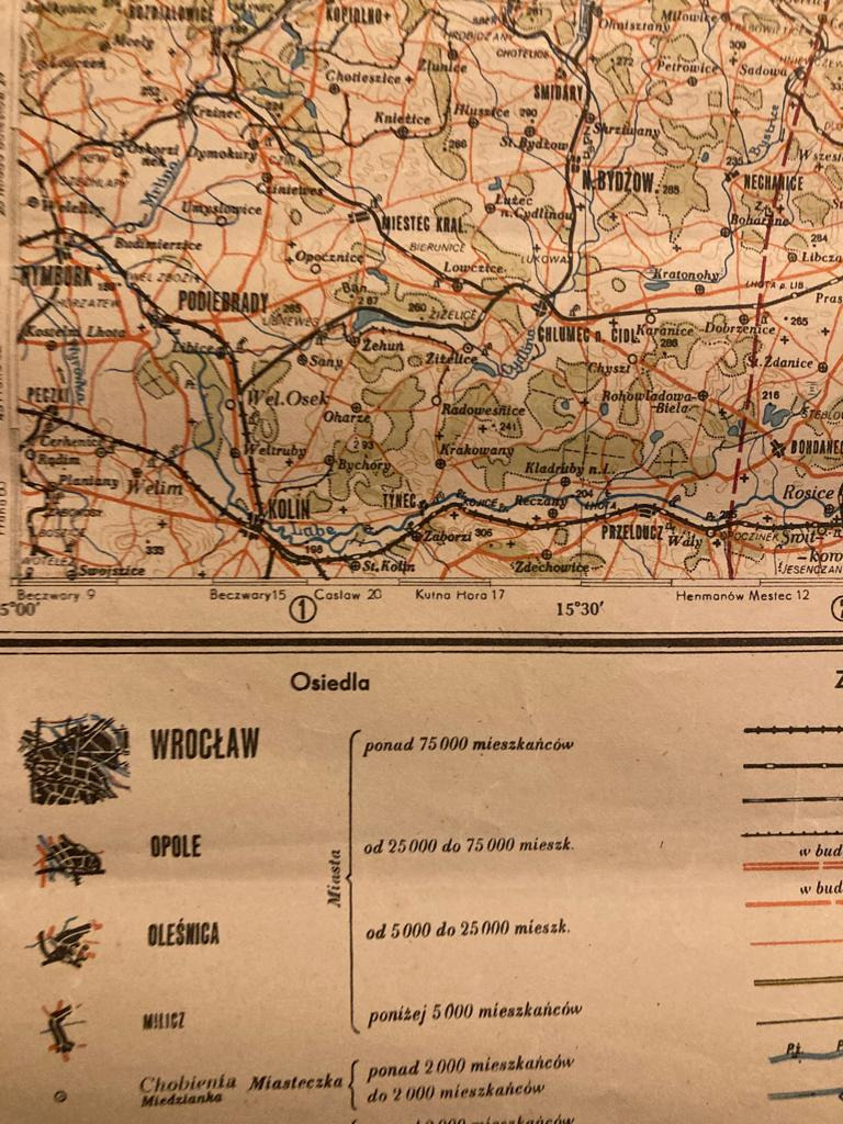 Stare Mapy Wojskowe Sztab Generalny 50- szt-- BCM | Gdynia | Licytacja ...