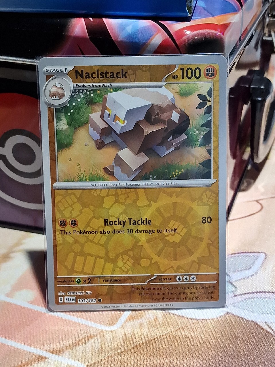 Karta Pokemon Naclstack PAR 103 Reverse Holo | Gdańsk | Kup teraz na ...