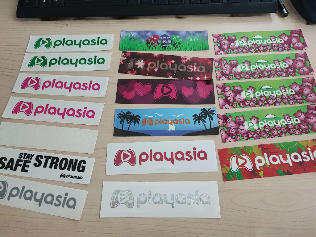 Play Asia Playasia naklejek Stickers | Pyskowice | Kup teraz na Allegro ...