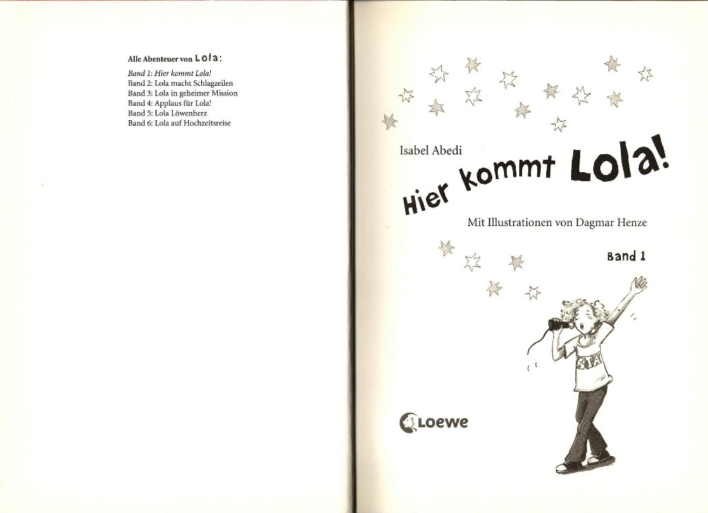 Isabel Abedi; HIER KOMMT LOLA!; 2004 deutsch | Kraków | Kup teraz na ... Isabel Abedi; HIER KOMMT LOLA!; 2004 deutsch | Kraków | Kup teraz na ...