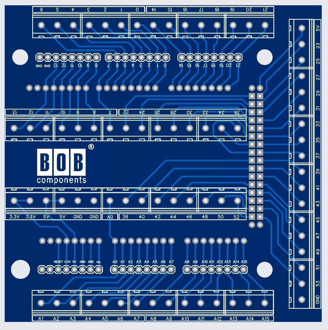 PCB Screw Shield Arduino MEGA 2560 R3 | Walce | Kup teraz na Allegro ...