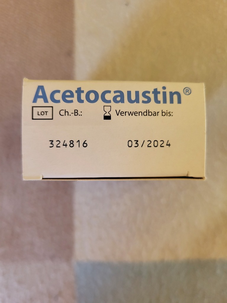 Acetocaustin 0,5ml na brodawki Vericaust kwas mono | Marki | Kup teraz ...