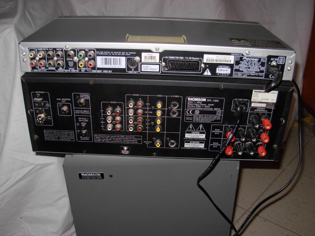 Kino domowe Thomson Scenium 5.1 DPL1000 st b dobry | Gdynia ...