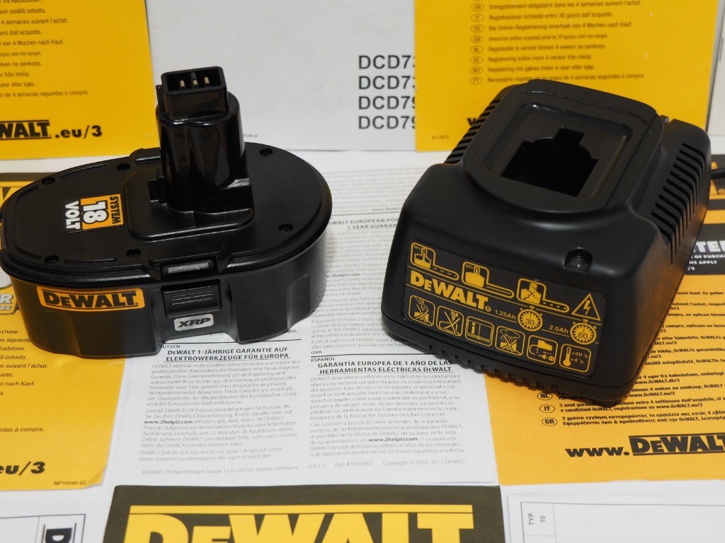 DEWALT bateria 18v 3ah NI-MH XRP ladowarka 1h elu | Kuleszówka ...