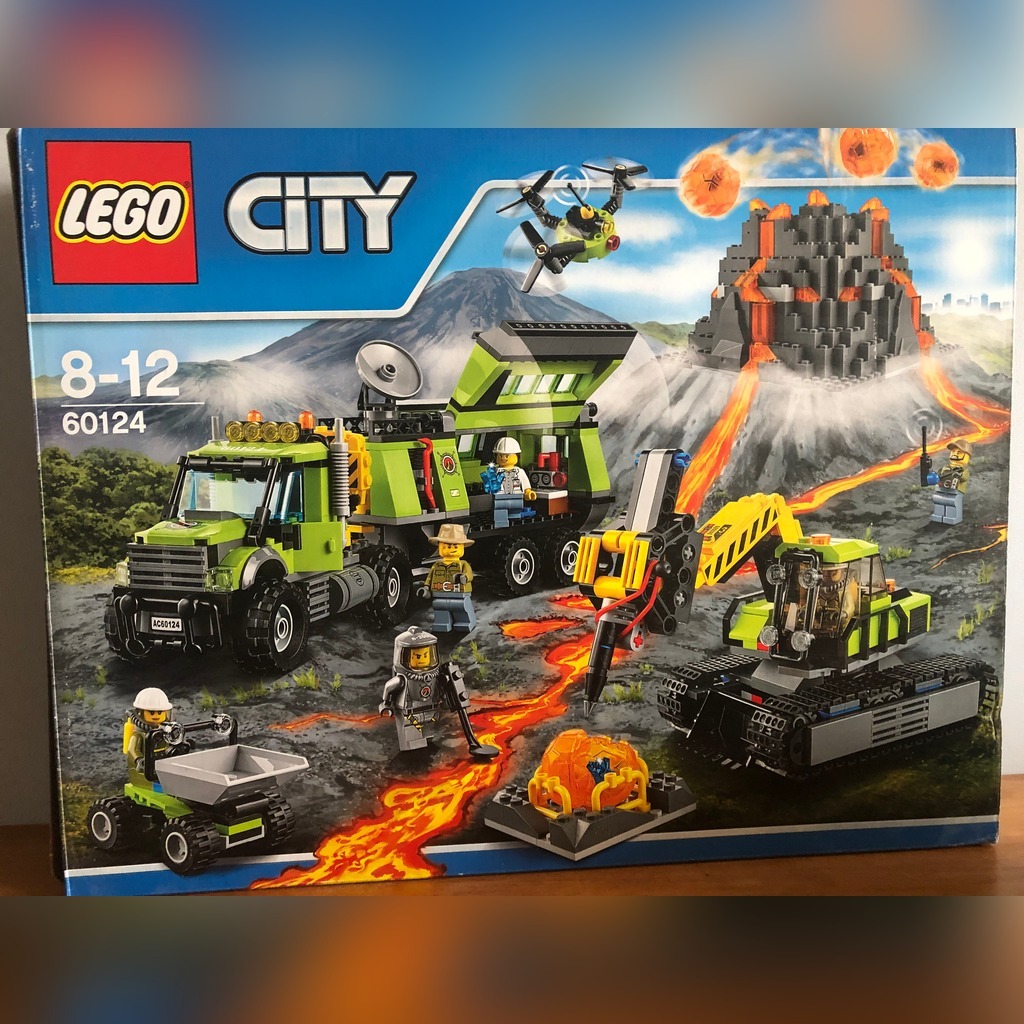 LEGO CITY 60124 - WULKAN baza badaczy HOT jakNOWY | Szczecin | Kup ...