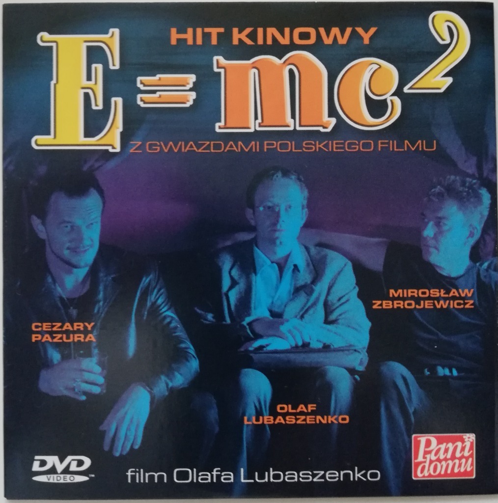 E=mc2 DVD O. Lubaszenko, C. Pazura, J. Nowicki | Łódź | Kup teraz na Allegro Lokalnie